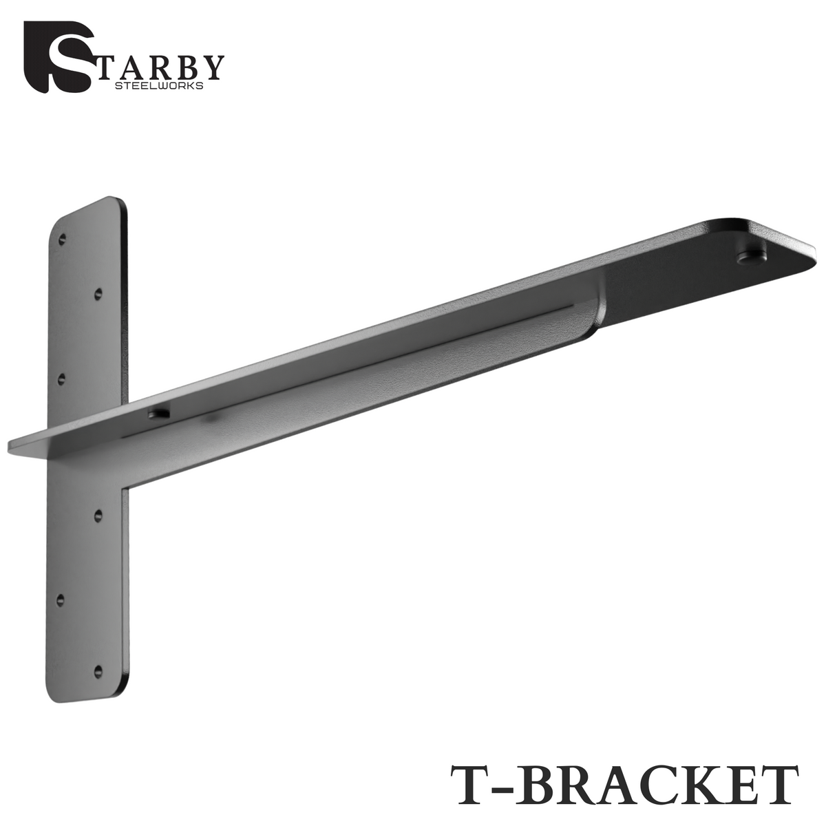 Heavy-Duty Granite Bracket | Floating Granite T-Bracket |StarbyDesigns