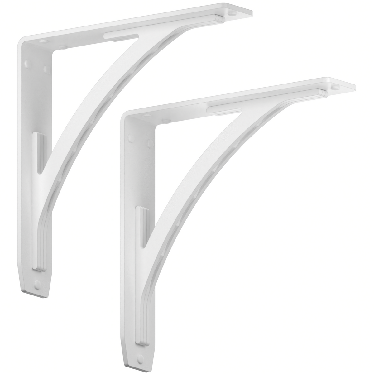 Sullivan White Brackets Shelf |White Countertop Brackets|StarbyDesigns